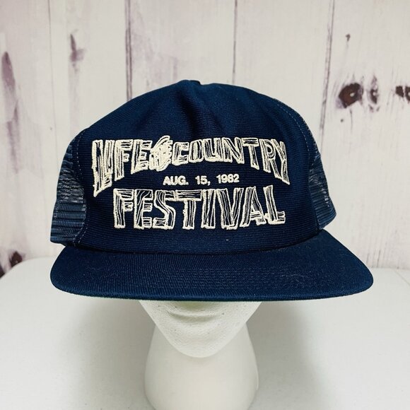 USA | Accessories | Vintage 982 Life Of The County Festival Mesh ...